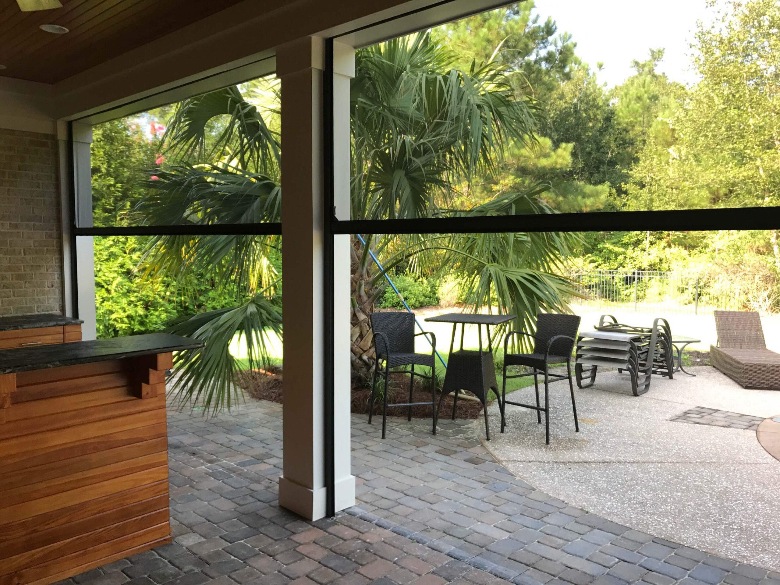 Motorized Retractable Screens | Panhandle Outdoor Solutions